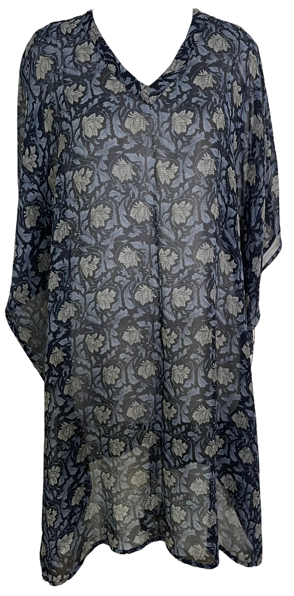 Pure Silk Midi-Length Kaftan Dresses – sariKNOTsari Pure Silk Midi-Length Kaftan Dresses – sariKNOTsari