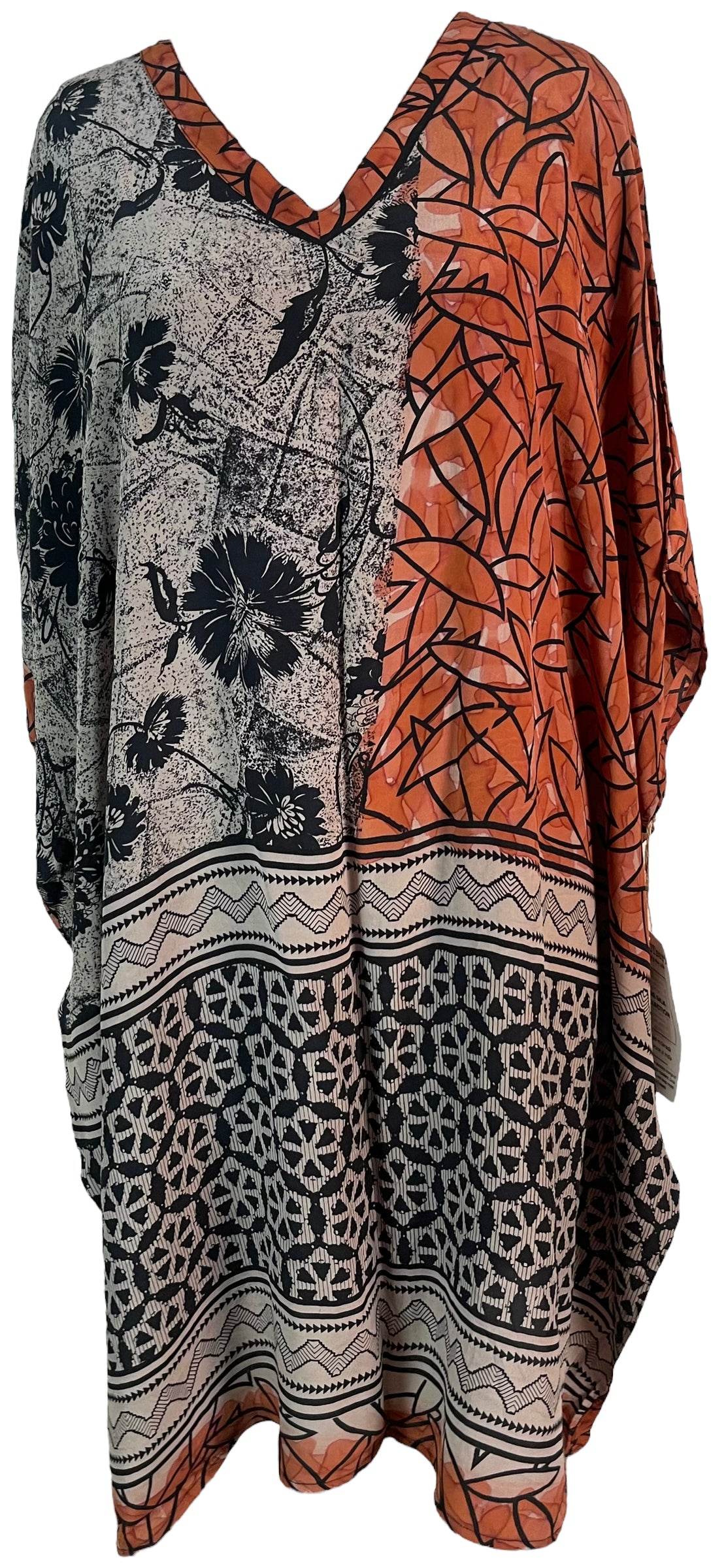 PRC6126 Avatar Pure Silk Midi Length Kaftan – sariKNOTsari