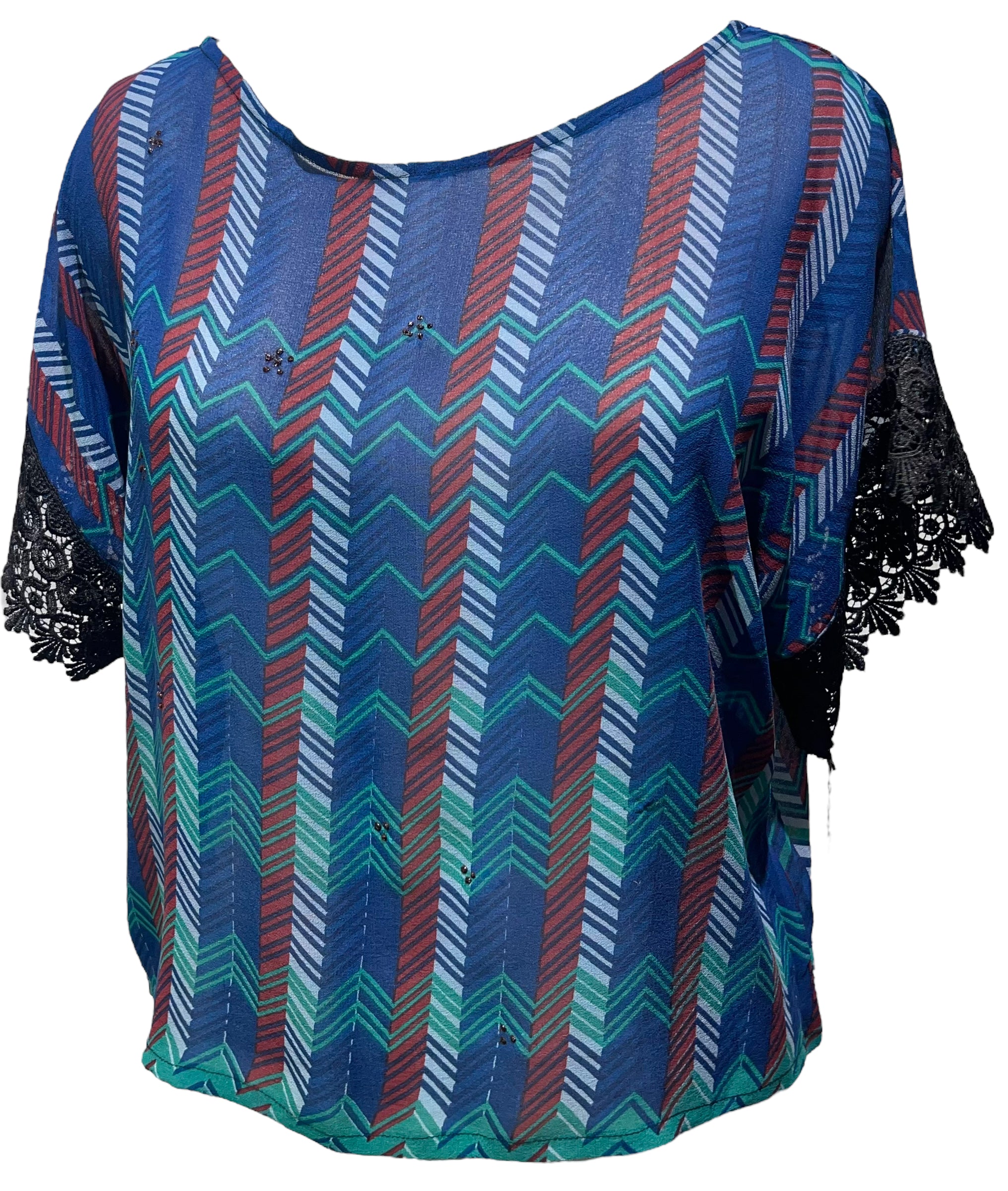 FINAL SALE PRG4210 Sheer Avatar Pure Silk Boxy Top – sariKNOTsari