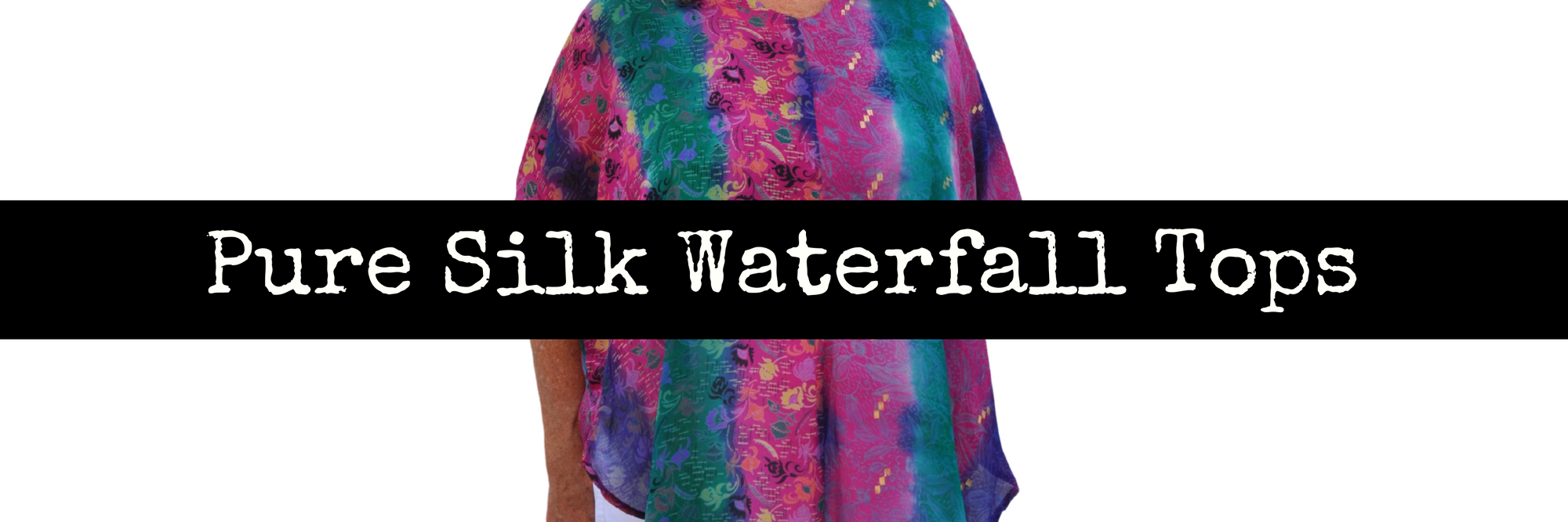 Pure Silk Waterfall Tops – sariKNOTsari